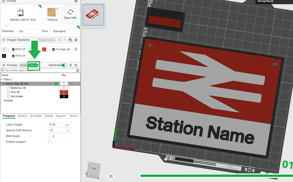 Model Railway Layout Name Plate - Editable Name - Free 3D Print Model ...