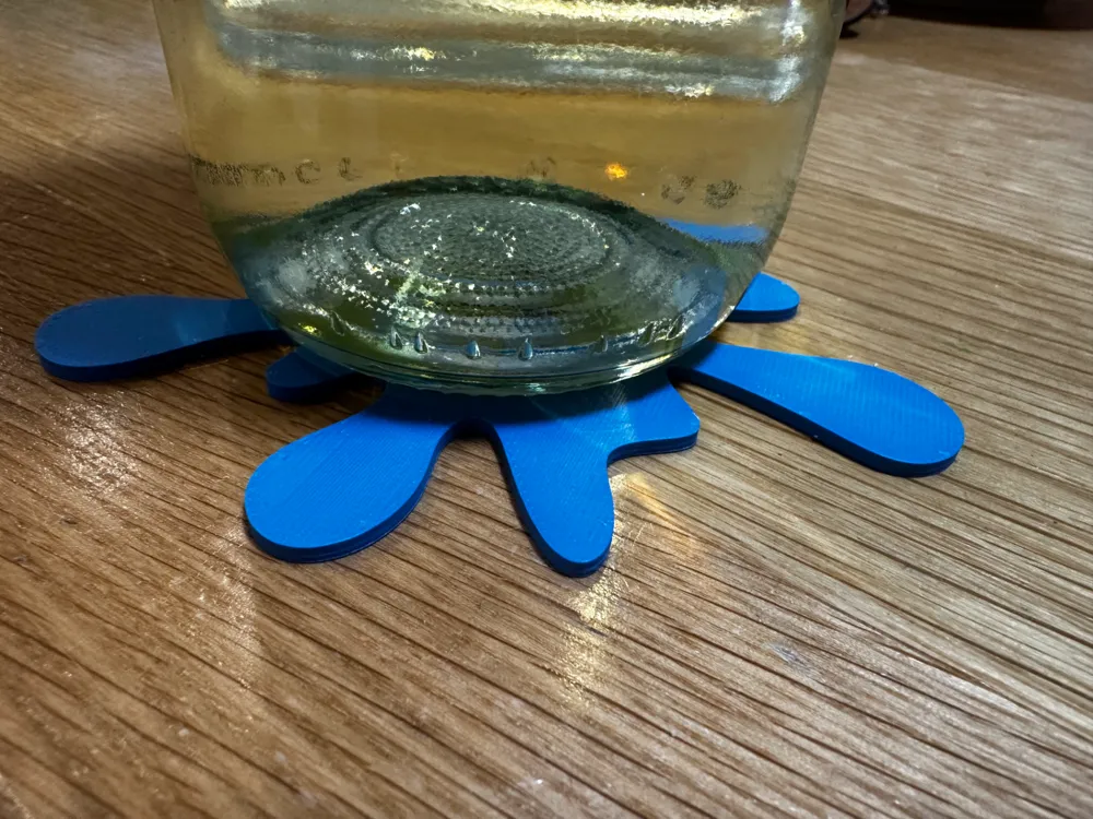 Paint Splodge Coaster by H_A_N - MakerWorld