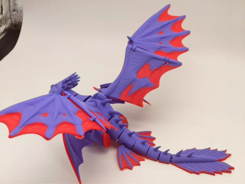 How to Train Your Dragon Razorwhip, Cloudjumper Edition, no supports ...