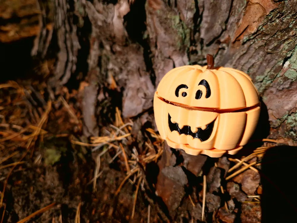 Pumpkin Fidget Spinner! 9 Different Faces! by TomczukCustoms - MakerWorld