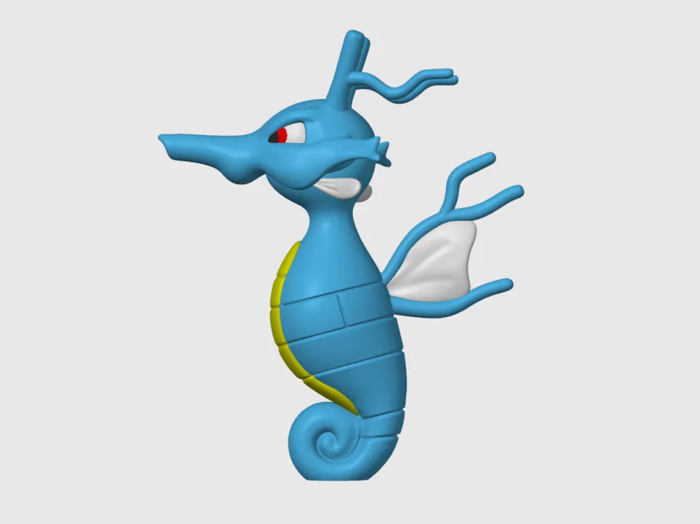 Kingdra Multicolor by entroisdimensions_figurine MakerWorld: Download ...