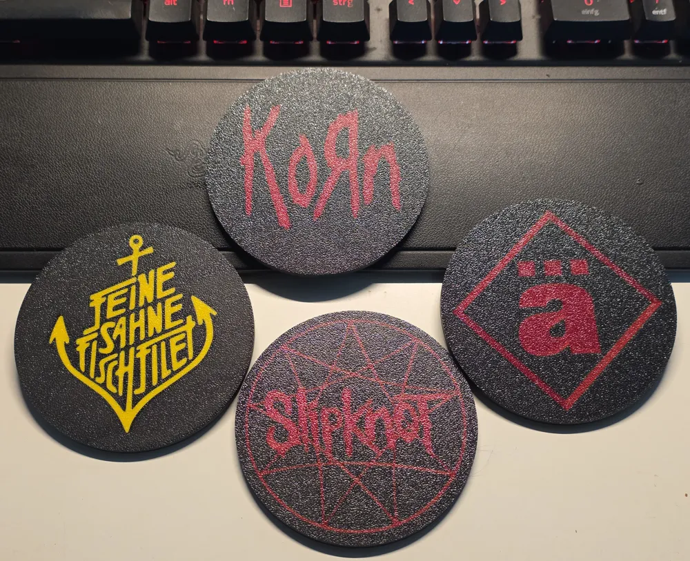 Slipknot Coaster by ASA MakerWorld: Download Free 3D Models