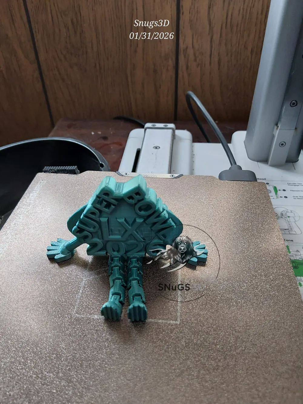 Super Bowl LX 2026 - Free 3D Print Model - MakerWorld