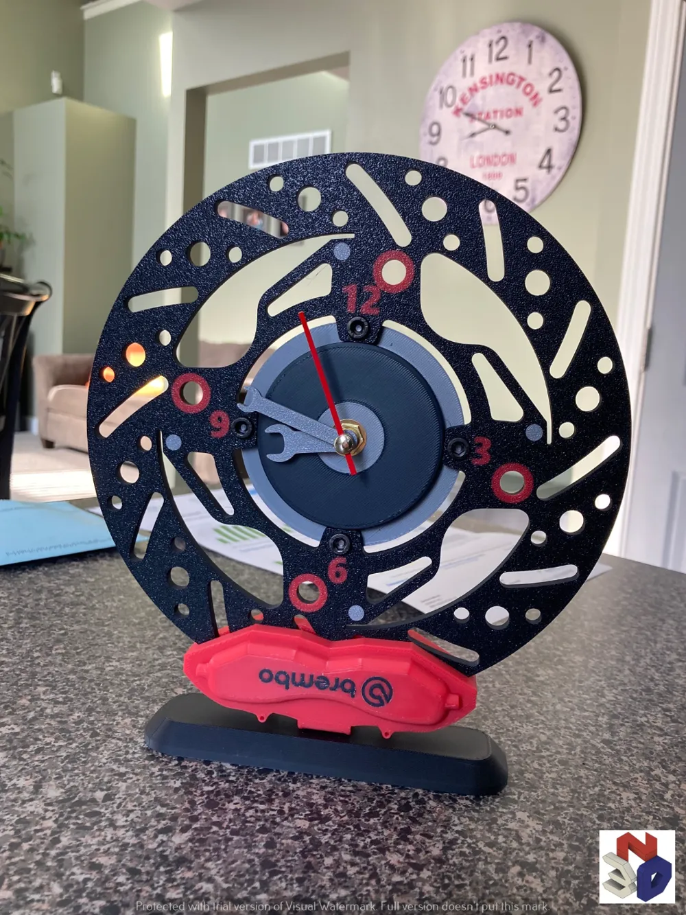Brembo Caliper and Rotor Office/Workshop Clock by N3D MakerWorld ...