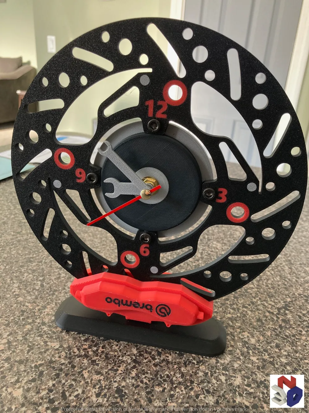 Brembo Caliper and Rotor Office/Workshop Clock by N3D MakerWorld ...