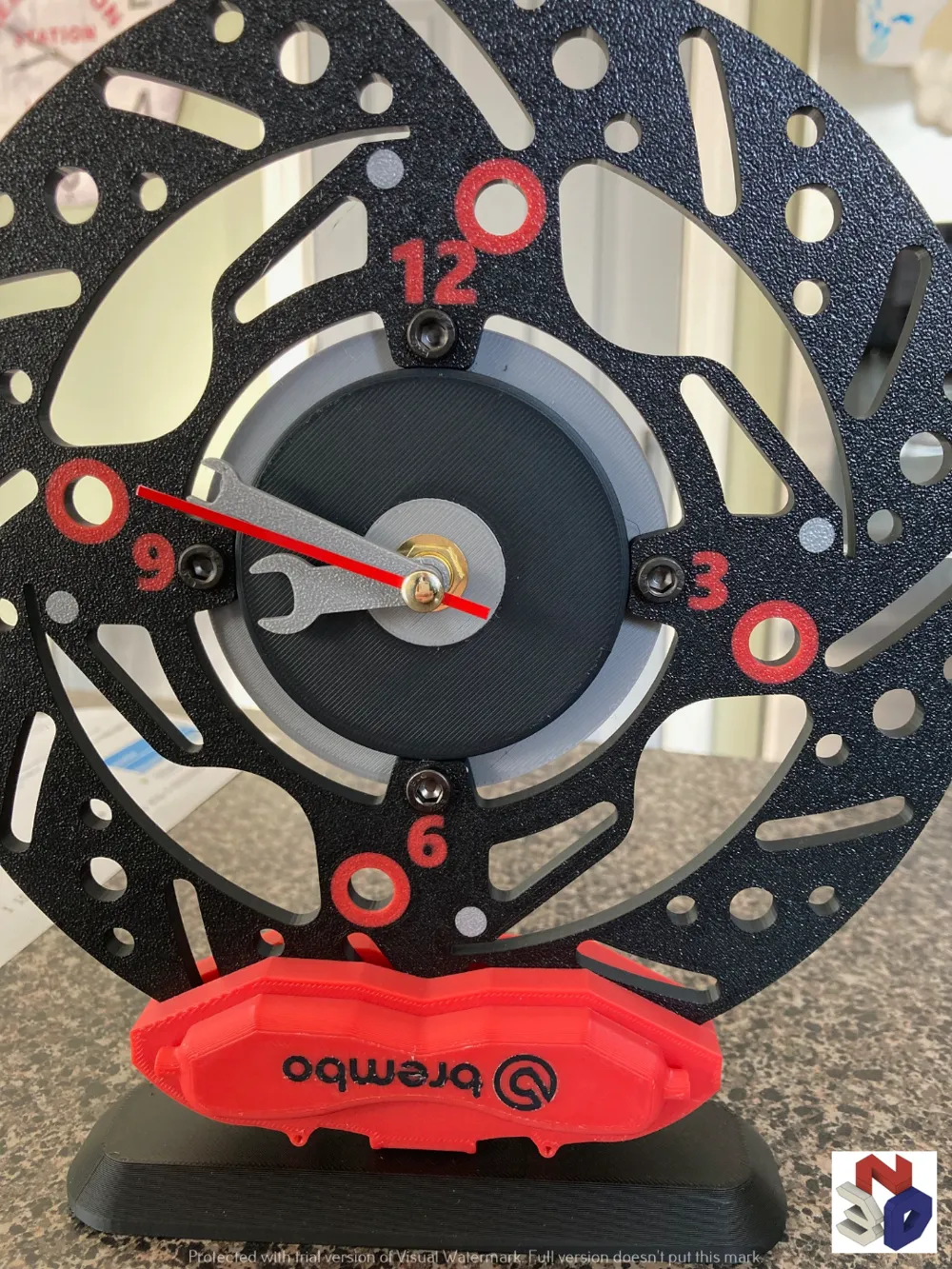Brembo Caliper and Rotor Office/Workshop Clock by N3D MakerWorld ...