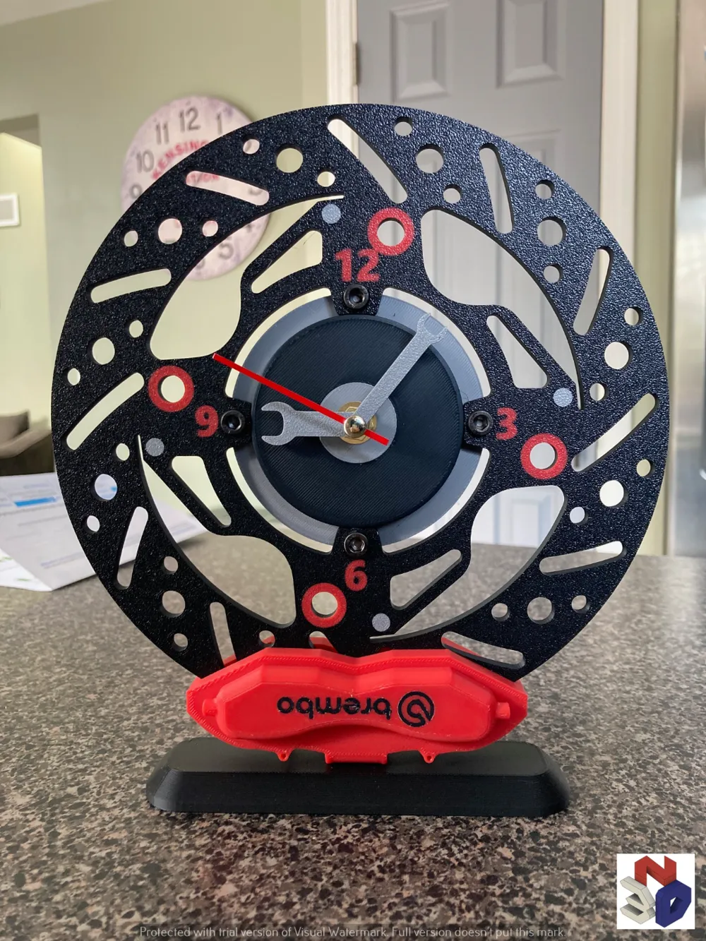Brembo Caliper and Rotor Office/Workshop Clock by N3D MakerWorld ...