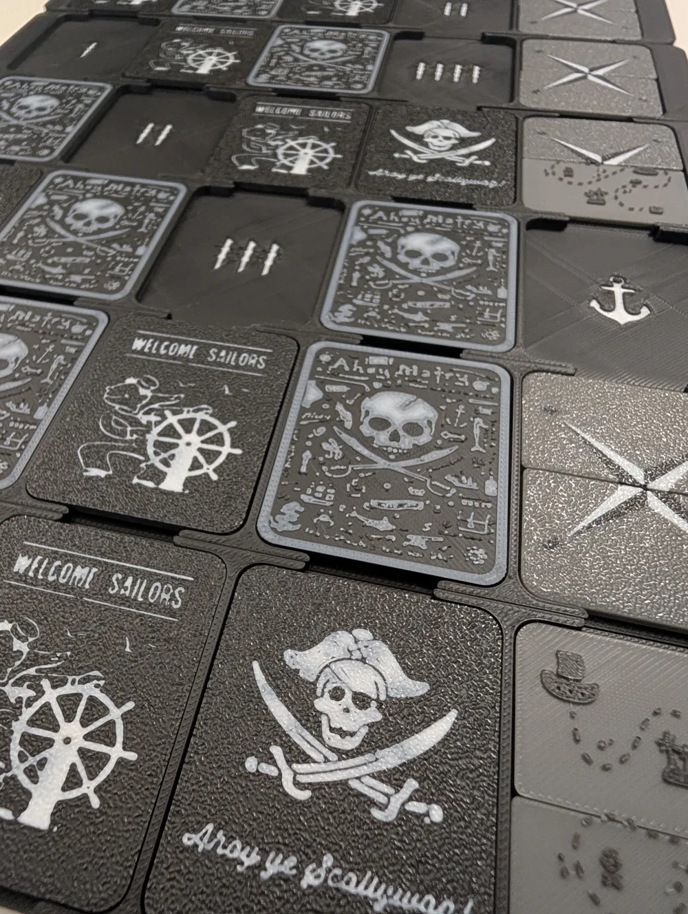 Ahoy Matey, a pirate game (Skulls & roses retheme) by kgr99MakerWorld ...