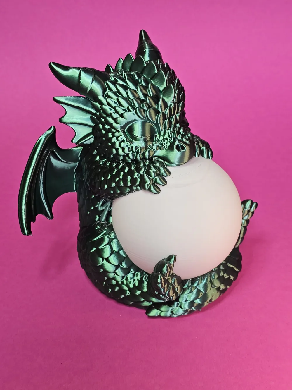 Sleeping Baby Dragon Night Light - Free 3D Print Model - MakerWorld