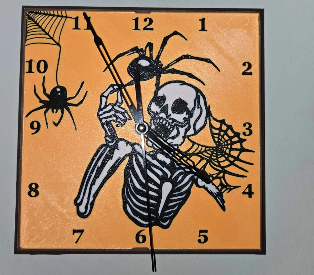 Halloween Clock Face by spotkenyon - MakerWorld