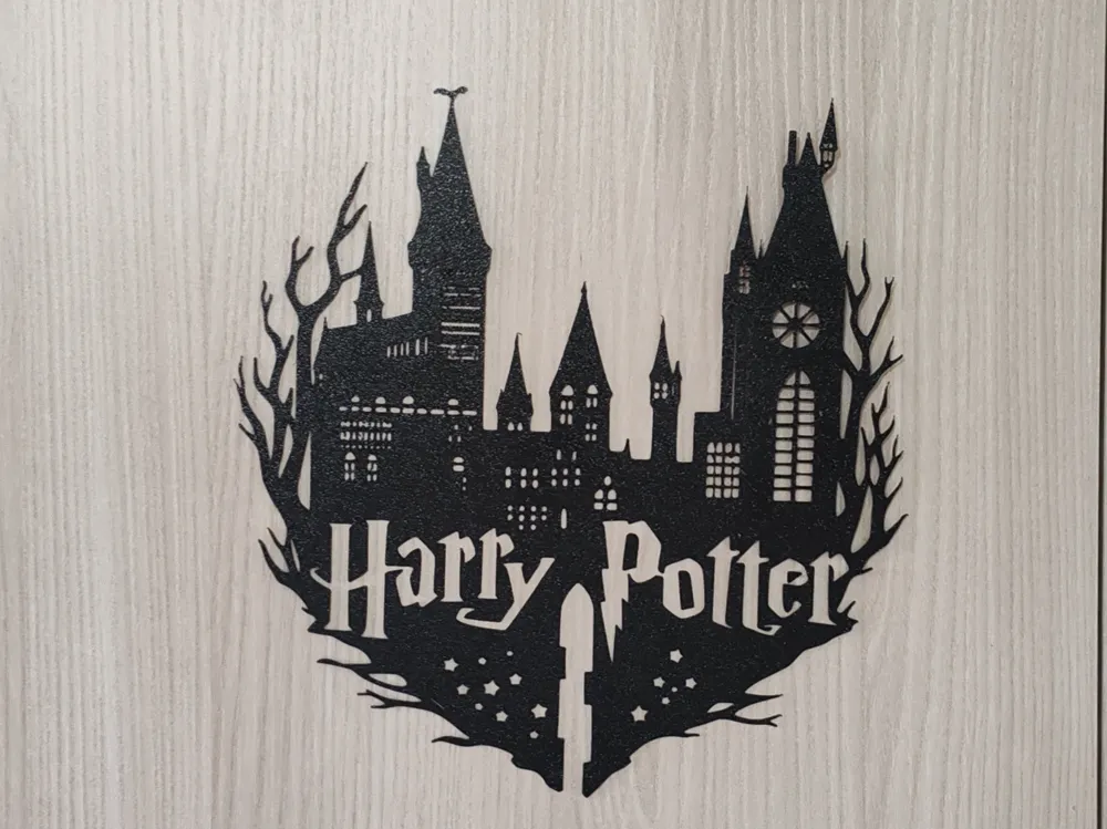 Harry Potter Hogwarts 2d wall art home decor - Free 3D Print Model ...