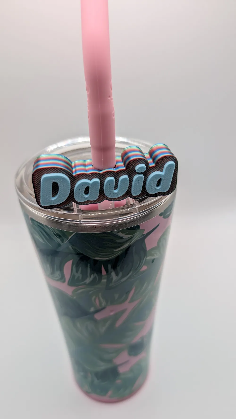 Customizable Name Straw Topper - Free 3D Print Model - MakerWorld
