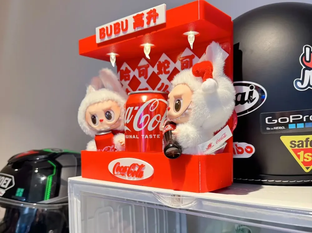 LABUBU Coca-Cola Display Stand by Sharon Ji MakerWorld: Download Free ...