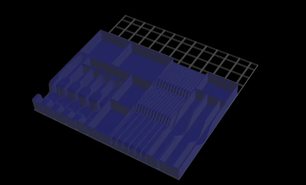 Gridfinity Silverware Drawer Organizer - Free 3D Print Model - MakerWorld