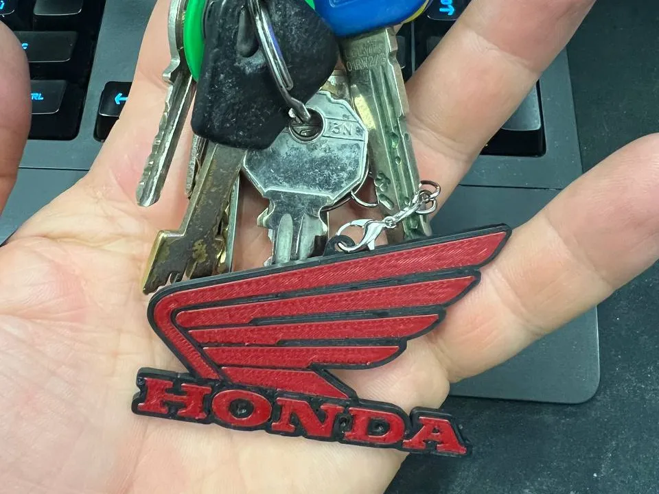 HONDA Keychain - keychain - Free 3D Print Model - MakerWorld