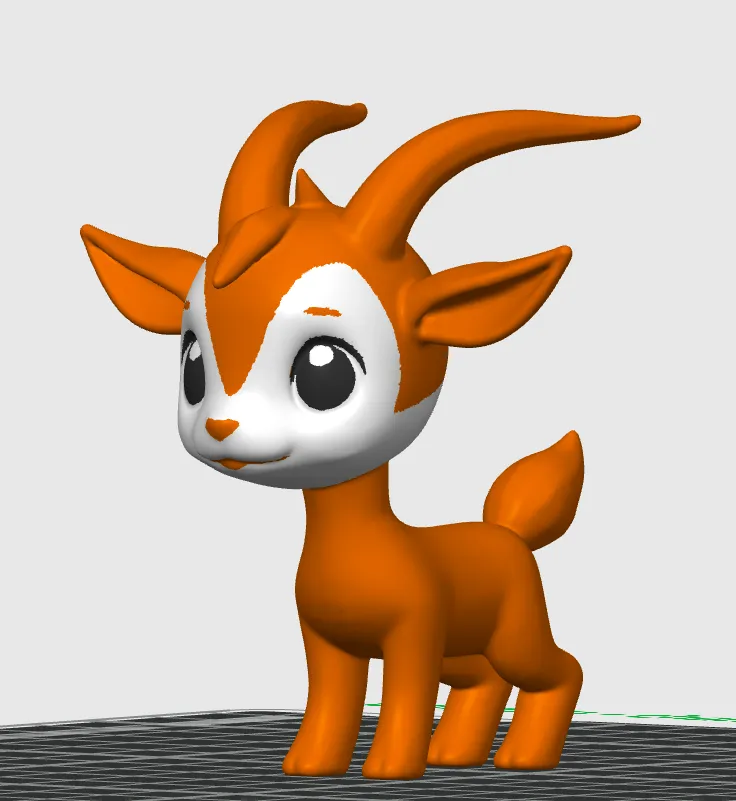 Cute goat character by KoziMakerWorld: Download Free 3D Models