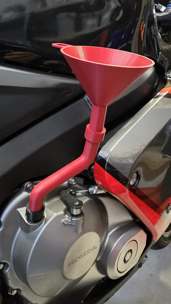 Motorcycle Oil Funnel V2 by Mario MakerWorld: Download Free 3D Models