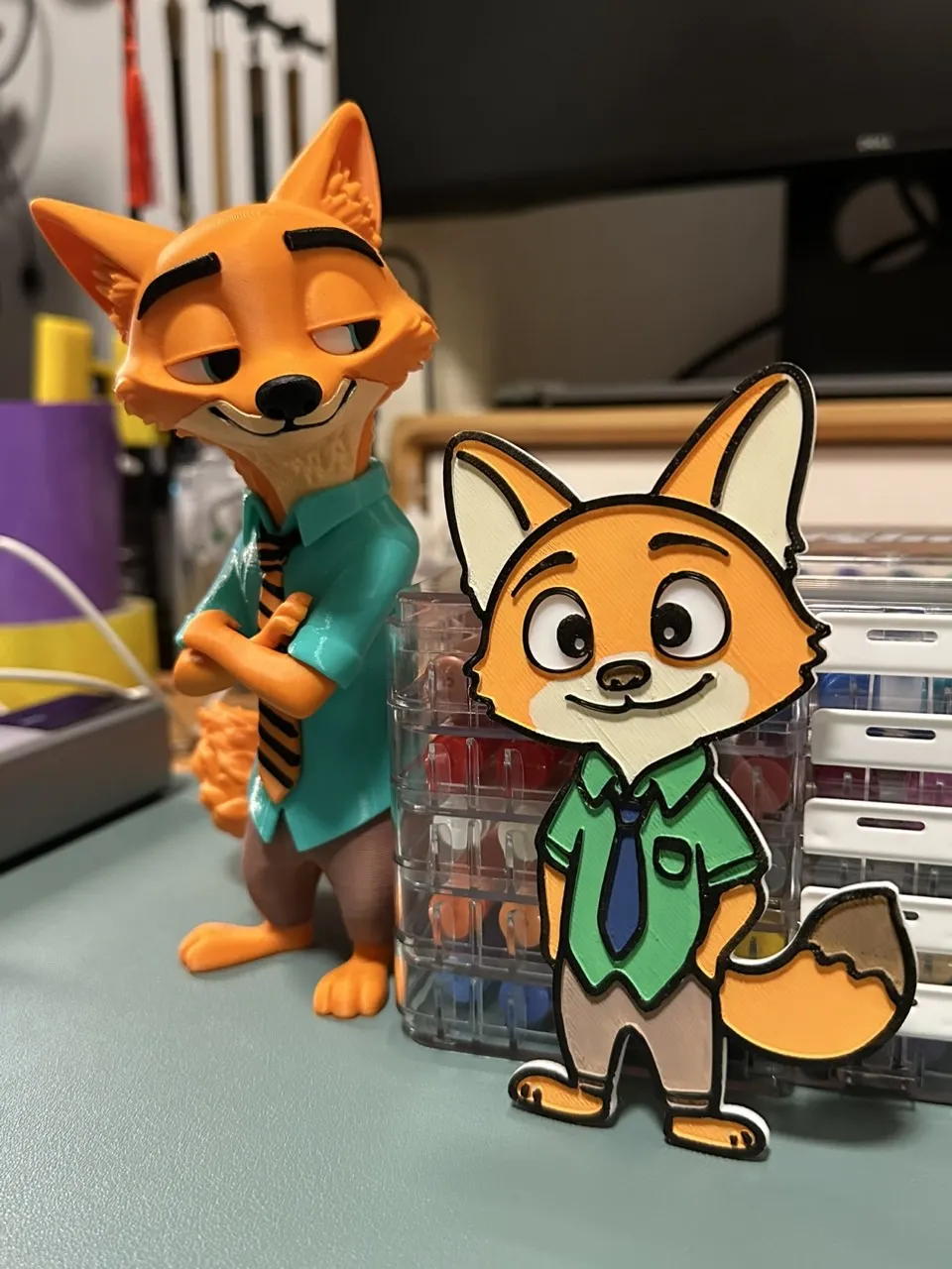 Zootopia Nick Coloring - Free 3D Print Model - MakerWorld