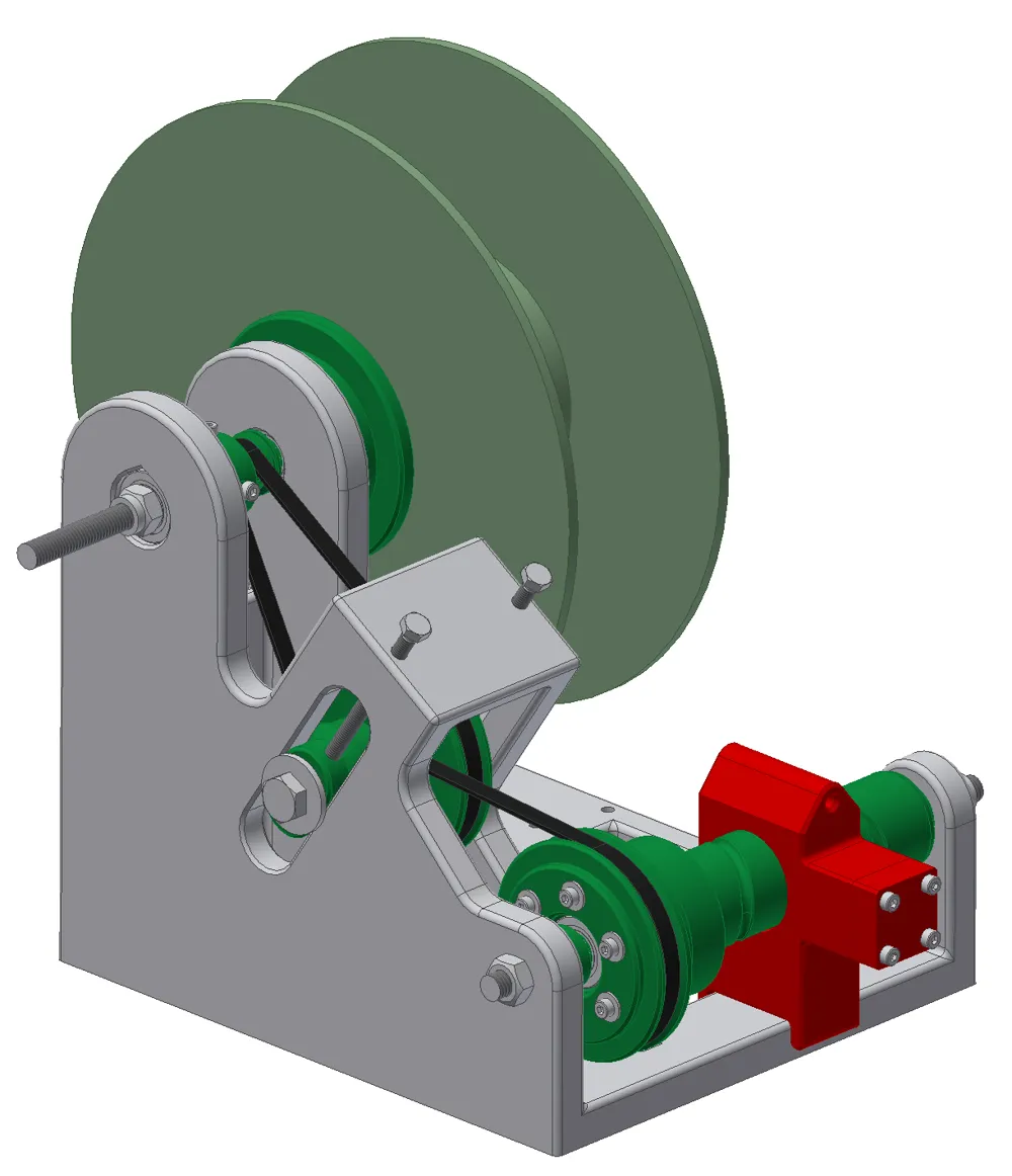 filament winder with belts by maot1985 MakerWorld: Download Free 3D Models