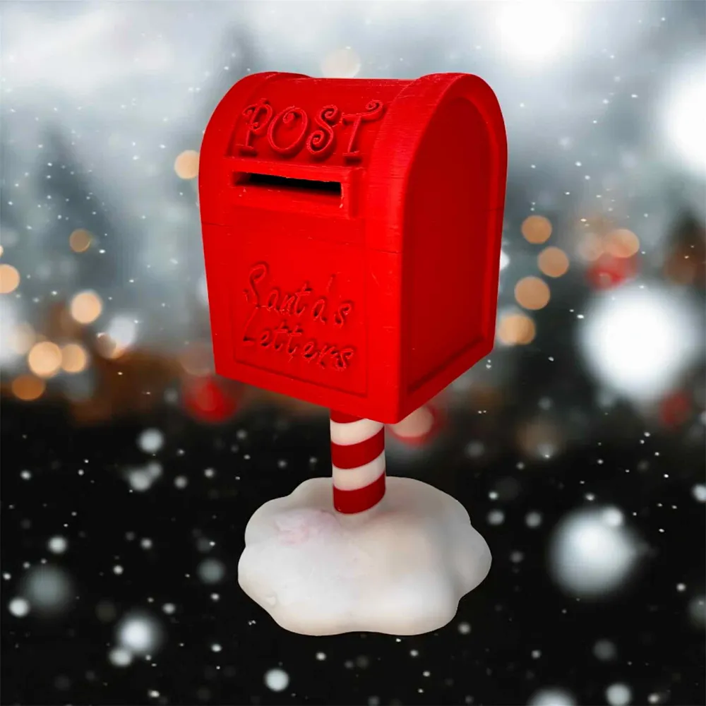 Santa Mailbox Christmas Decor by Ada & K 3DA MakerWorld: Download Free ...