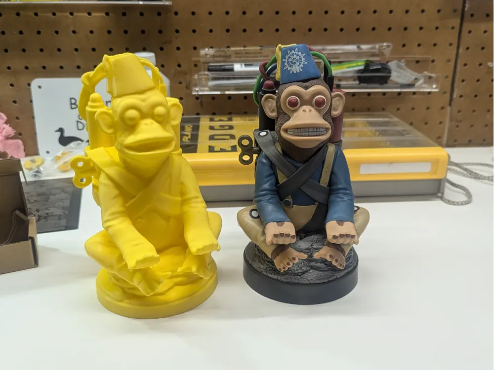 Monkey Bomb Controller holder 3d Scan - Free 3D Print Model - MakerWorld