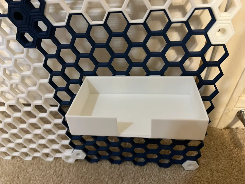Honeycomb Storage Wall (HSW) - Tray for Alcohol Prep Pads Remixed by ...