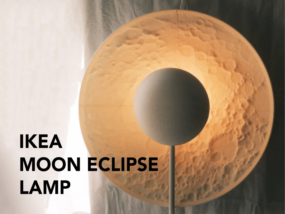 IKEA – Lunar Eclipse Lamp (on STRÅLA base) - Free 3D Print Model ...