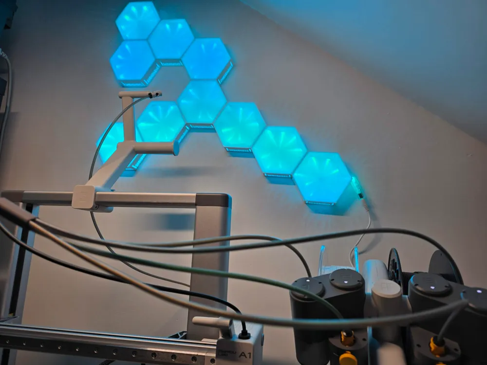 Hexagon LED Lights by Vlasta Ajm - MakerWorld