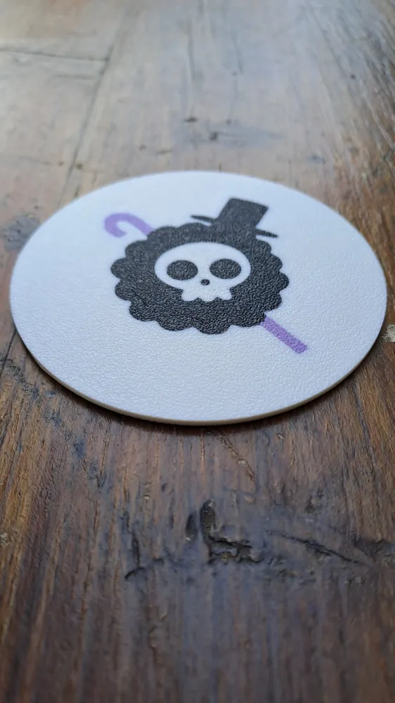 Brook One Piece Coaster by Tk MakerWorld: Download Free 3D Models