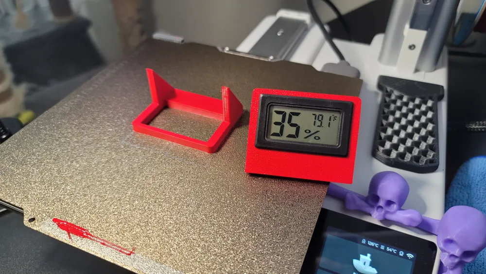 Rectangular Hygrometer Stand by TheJeebo - MakerWorld