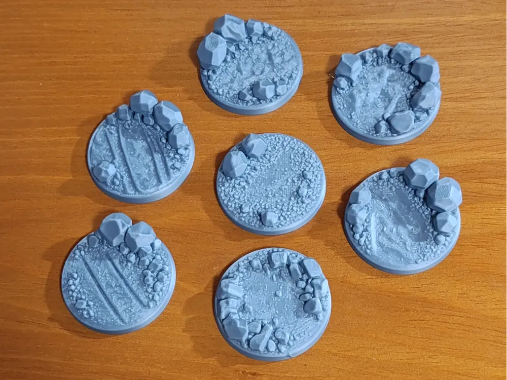 Path Display Bases (Set of 7) - Free 3D Print Model - MakerWorld