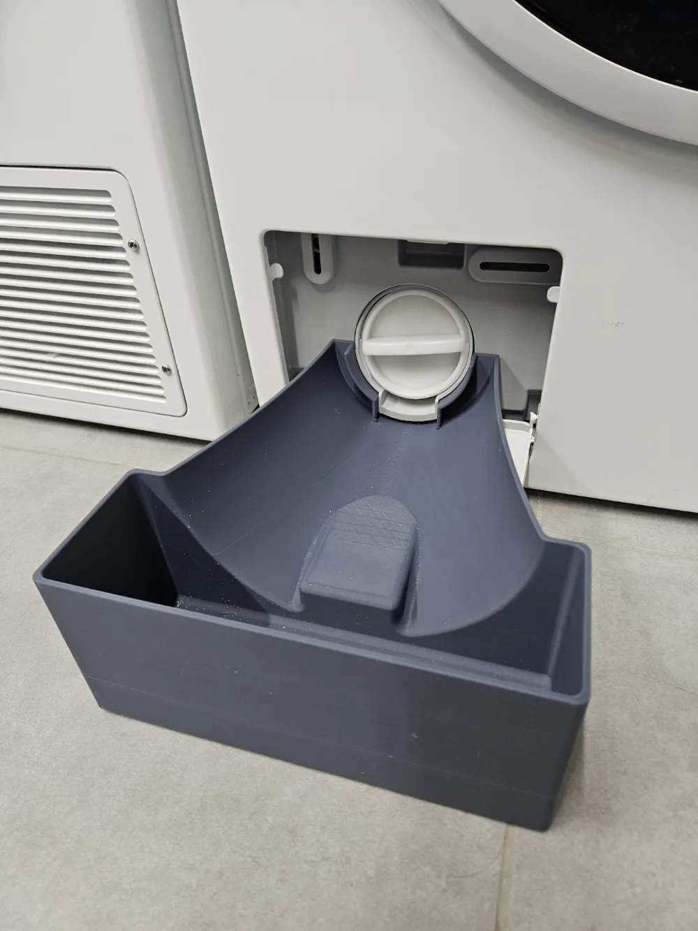 Miele Washing Machine Pump Drain Tray - Free 3D Print Model - MakerWorld
