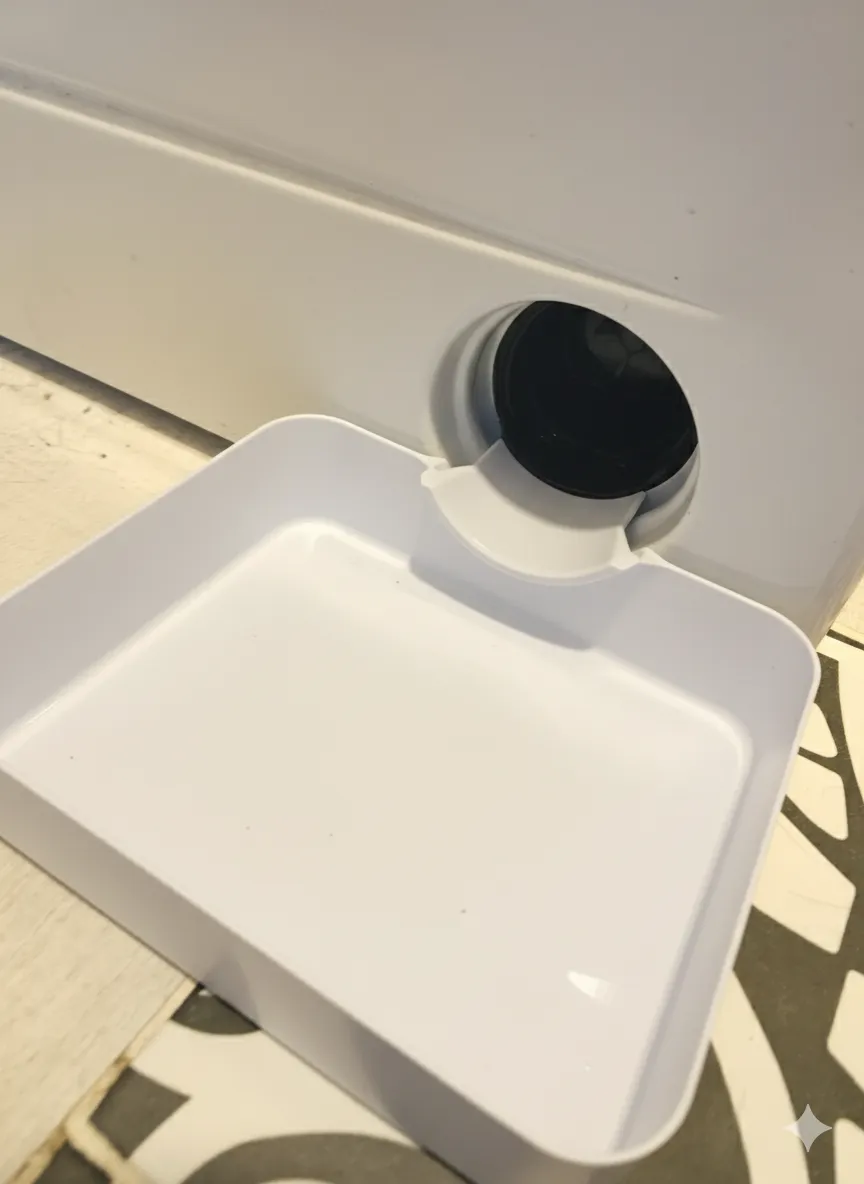 Siemens Bosch washing machine drain funnel, round - Free 3D Print Model ...