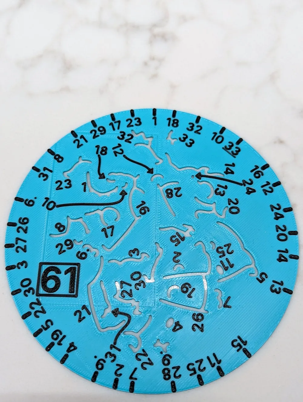 Doodle Disc 61 Princess Peach - Free 3D Print Model - MakerWorld