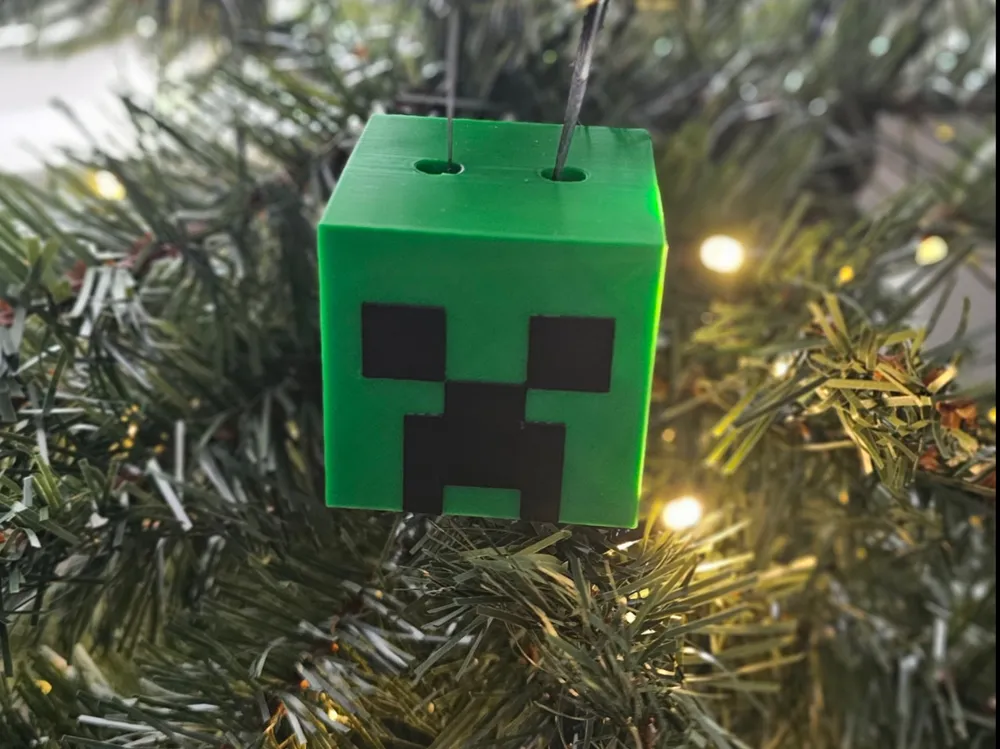 Minecraft Xmas Tree Decoration by Polletronics MakerWorld: Download ...