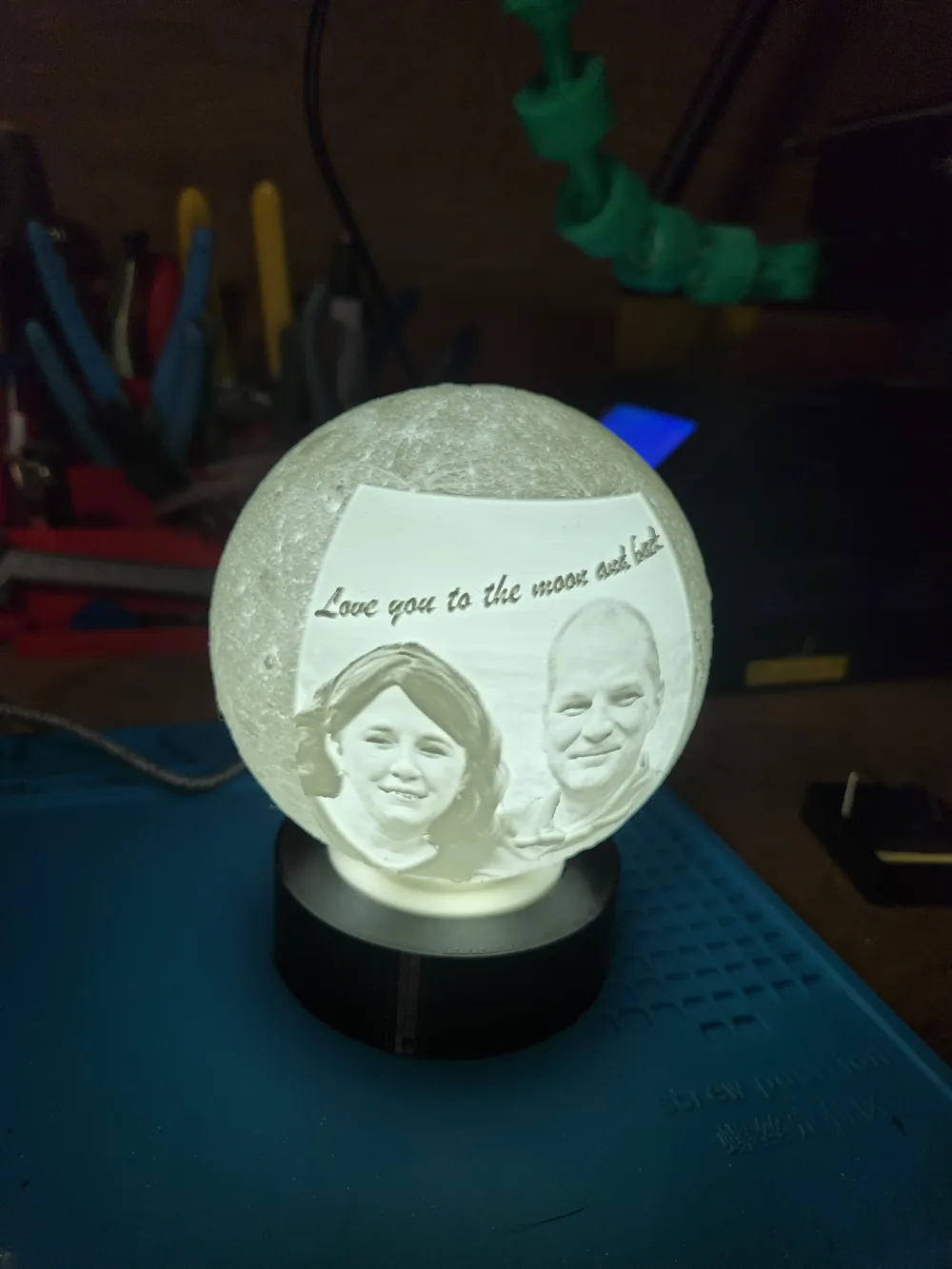 Lithophane Globe Base - Free 3D Print Model - MakerWorld