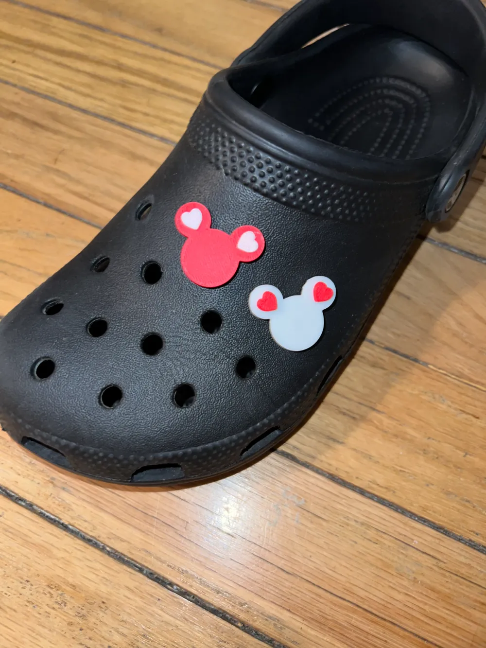 Mickey/Minnie Mouse Croc Jibbit by Seymour3D - MakerWorld