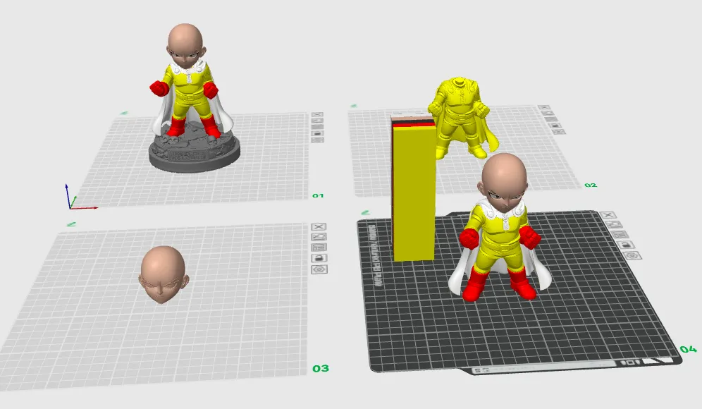 Saitama chibi - Free 3D Print Model - MakerWorld