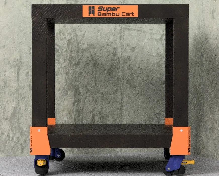 Super Bambu Cart All In One Ikea Lack - Feet Wheel - Free 3D Print ...