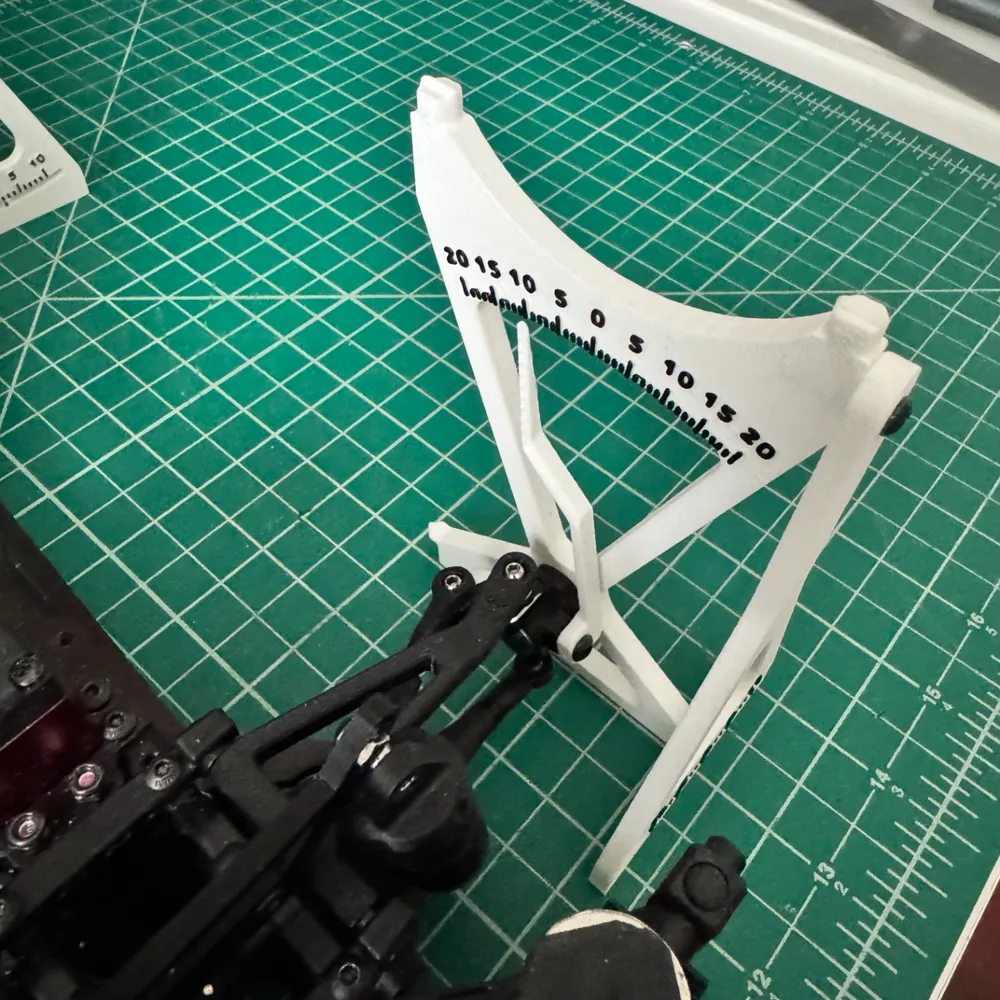 1/10 RC Drift Car Camber, Toe-In, and Caster tool by Speedy777 ...