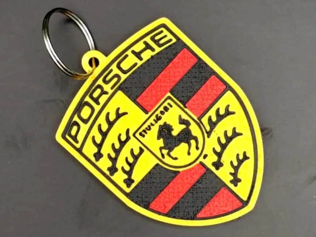 Porsche logo - Keychain - Free 3D Print Model - MakerWorld