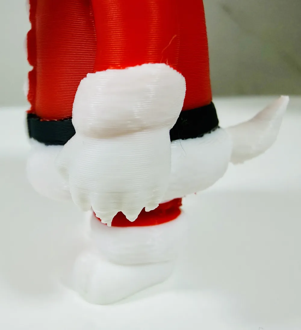 Santa Dog-Christmas Mini Figure(Multi-Color Print) - Free 3D Print ...