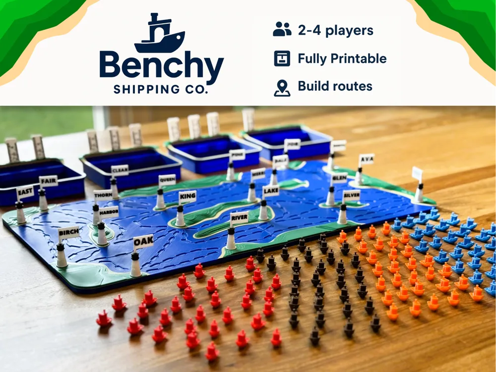 Benchy Shipping Co - The Game by ozarkexpeditions MakerWorld: Download ...
