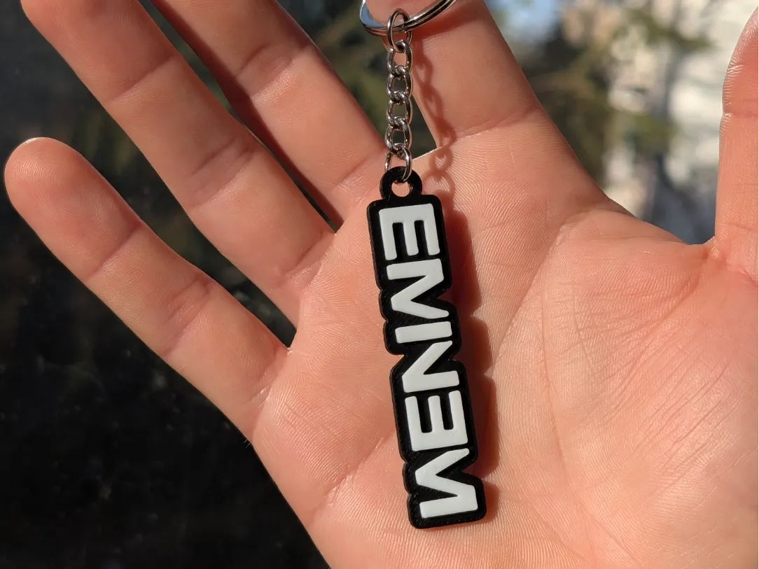 EMINEM - Keychain - Free 3D Print Model - MakerWorld