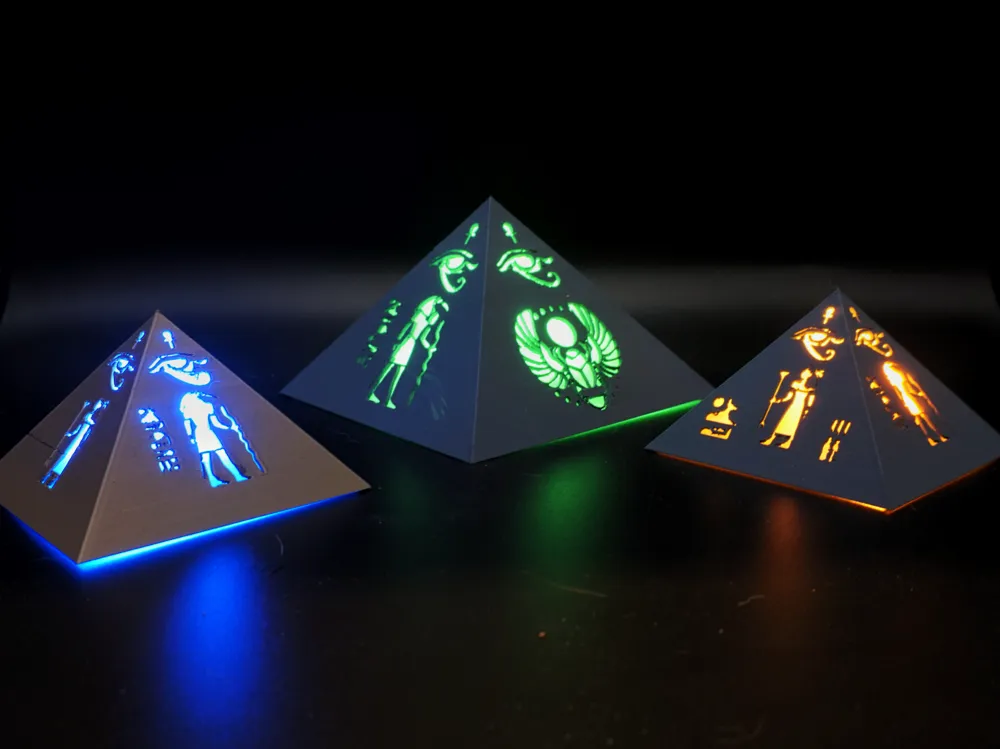 Pyramid Lights - Free 3D Print Model - MakerWorld