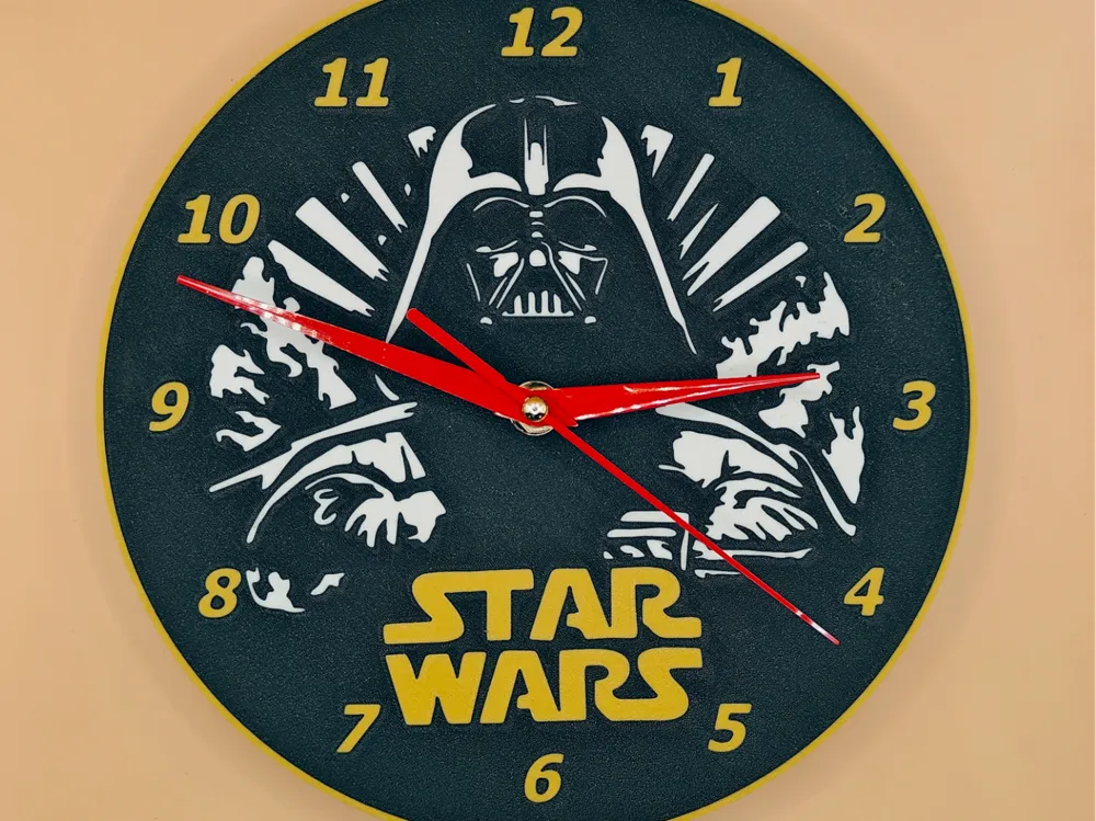 Star Wars Darth Vader Clock by railimages - MakerWorld