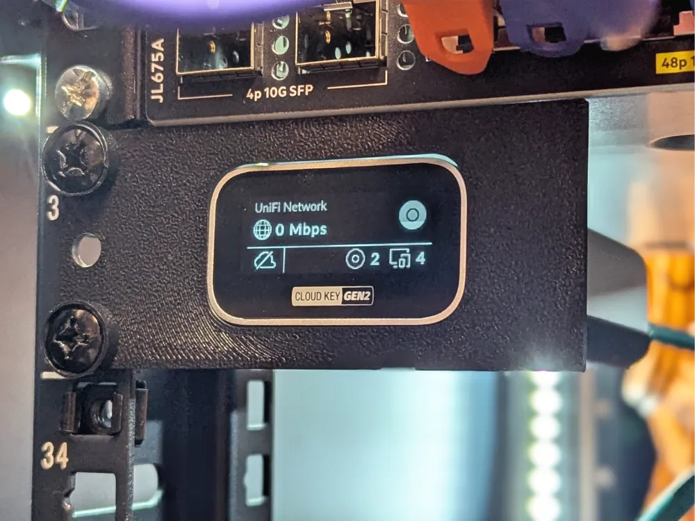 UniFi Cloud Key G2 Rack Mount by Copy - MakerWorld