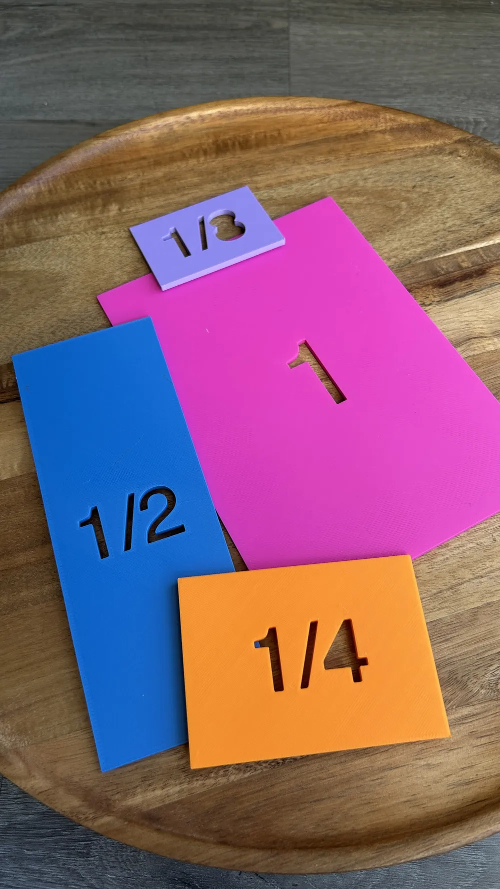 Fraction Practice - Free 3D Print Model - MakerWorld
