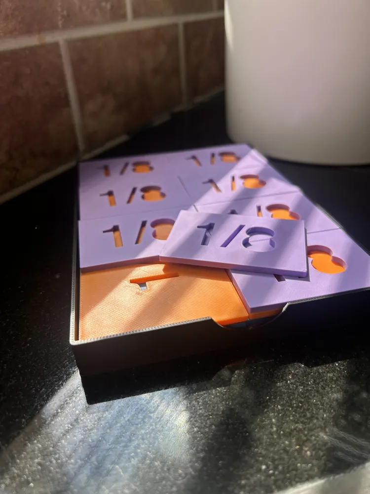 Fraction Practice - Free 3D Print Model - MakerWorld