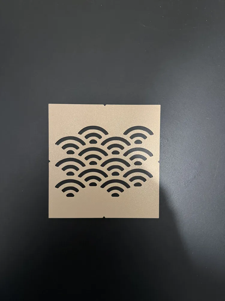 Sashiko Wave(s) Template - Free 3D Print Model - MakerWorld